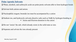 Factors affecting rate of nucleophilic substitution | PPTX