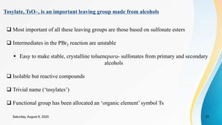 Factors affecting rate of nucleophilic substitution | PPTX
