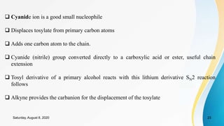 Factors affecting rate of nucleophilic substitution | PPTX