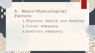 Factors affecting reading | PPTX