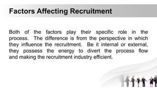 Factors Affecting Recruitment | PPTX