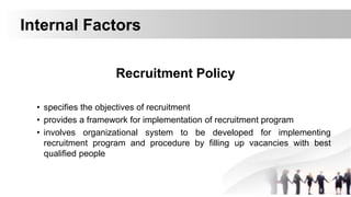 Factors Affecting Recruitment | PPTX