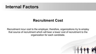 Factors Affecting Recruitment | PPTX
