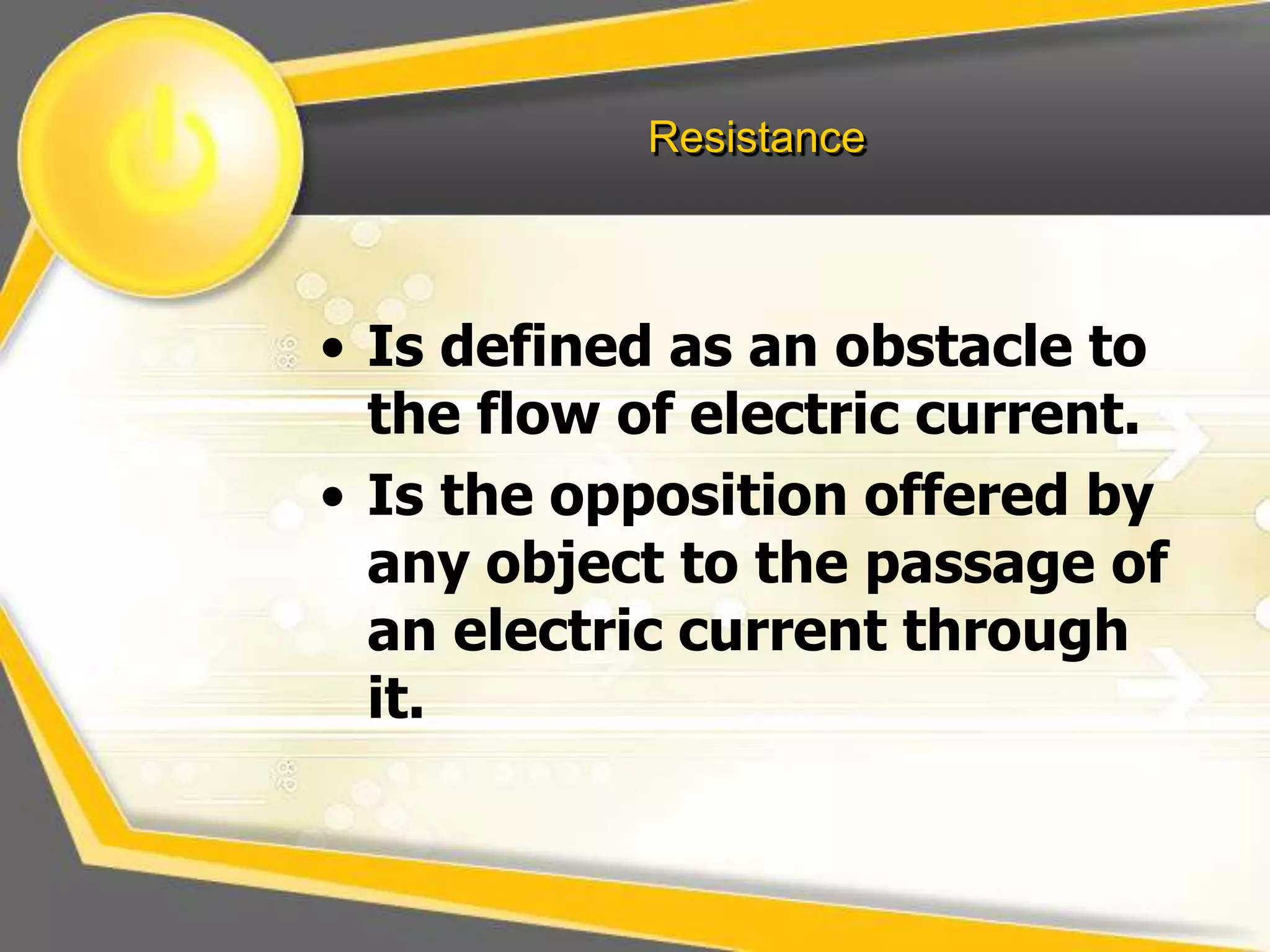 Factors affecting resistance | PPTX