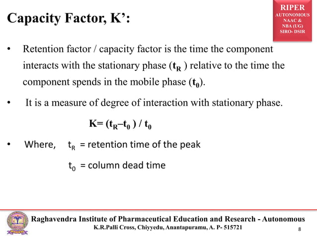 Factors Affecting Resolution In HPLC. | PPTX | Chemistry | Science
