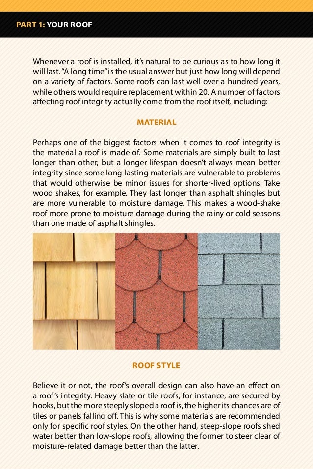 Factors Affecting Roof Integrity
