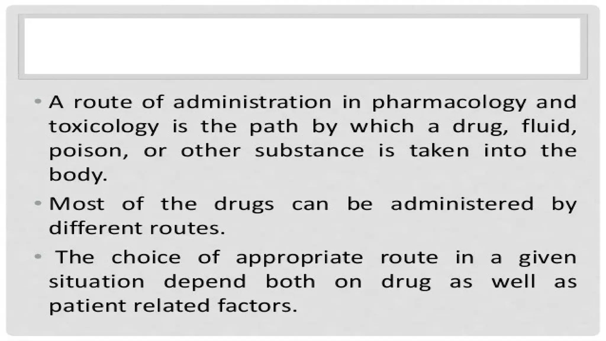 FACTORS AFFECTING ROUTE OF ADMINISTRATION (1).pptx