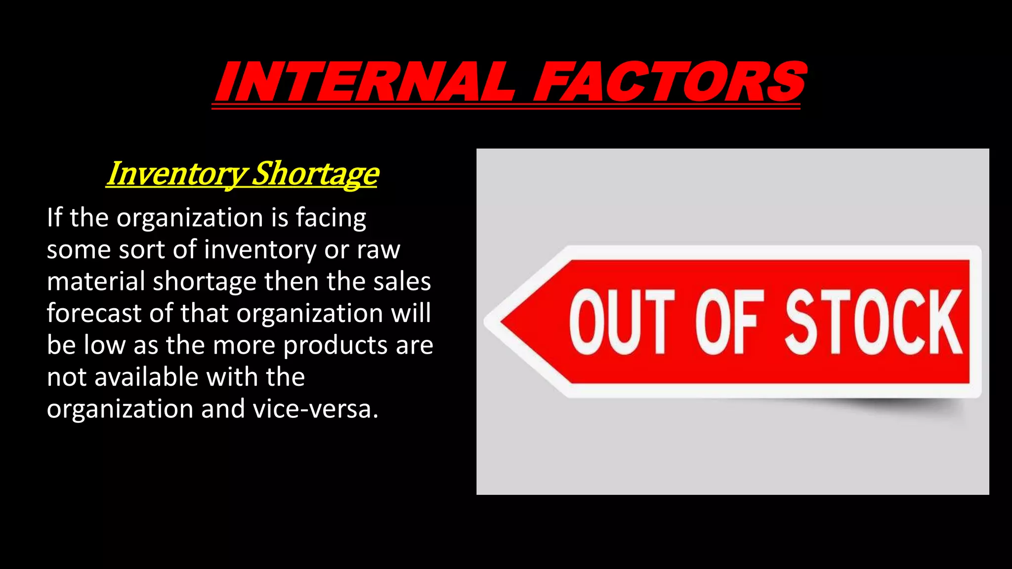 Factors affecting sales forecasting | PPTX