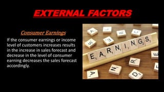 Factors affecting sales forecasting | PPTX