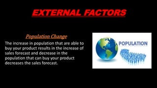 Factors affecting sales forecasting | PPTX