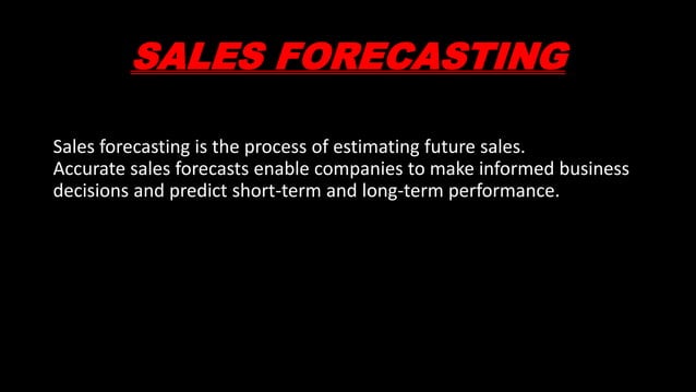 Factors Affecting Sales Forecasting Pptx