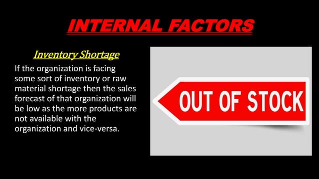 Factors Affecting Sales Forecasting Pptx