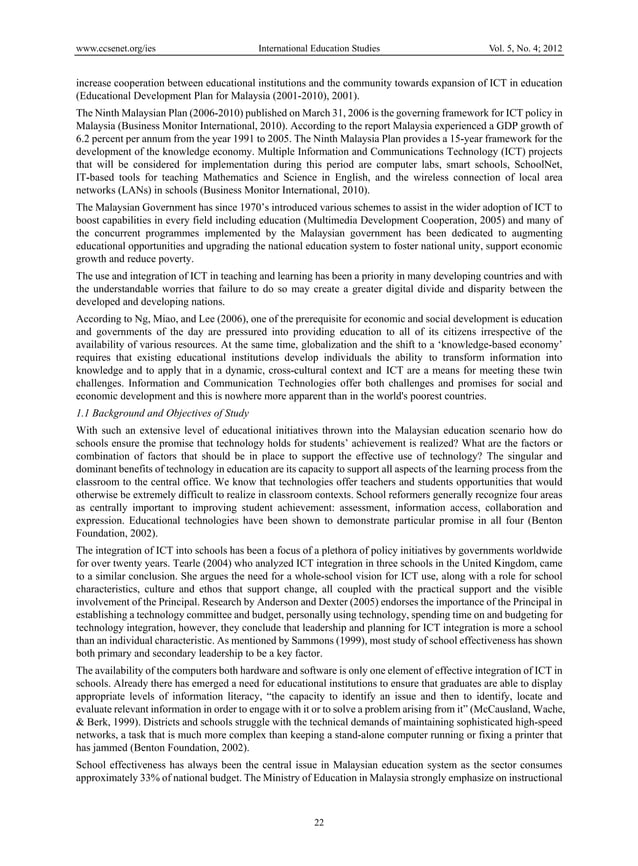 Factors affecting school admin choices in adopting ict tools | PDF