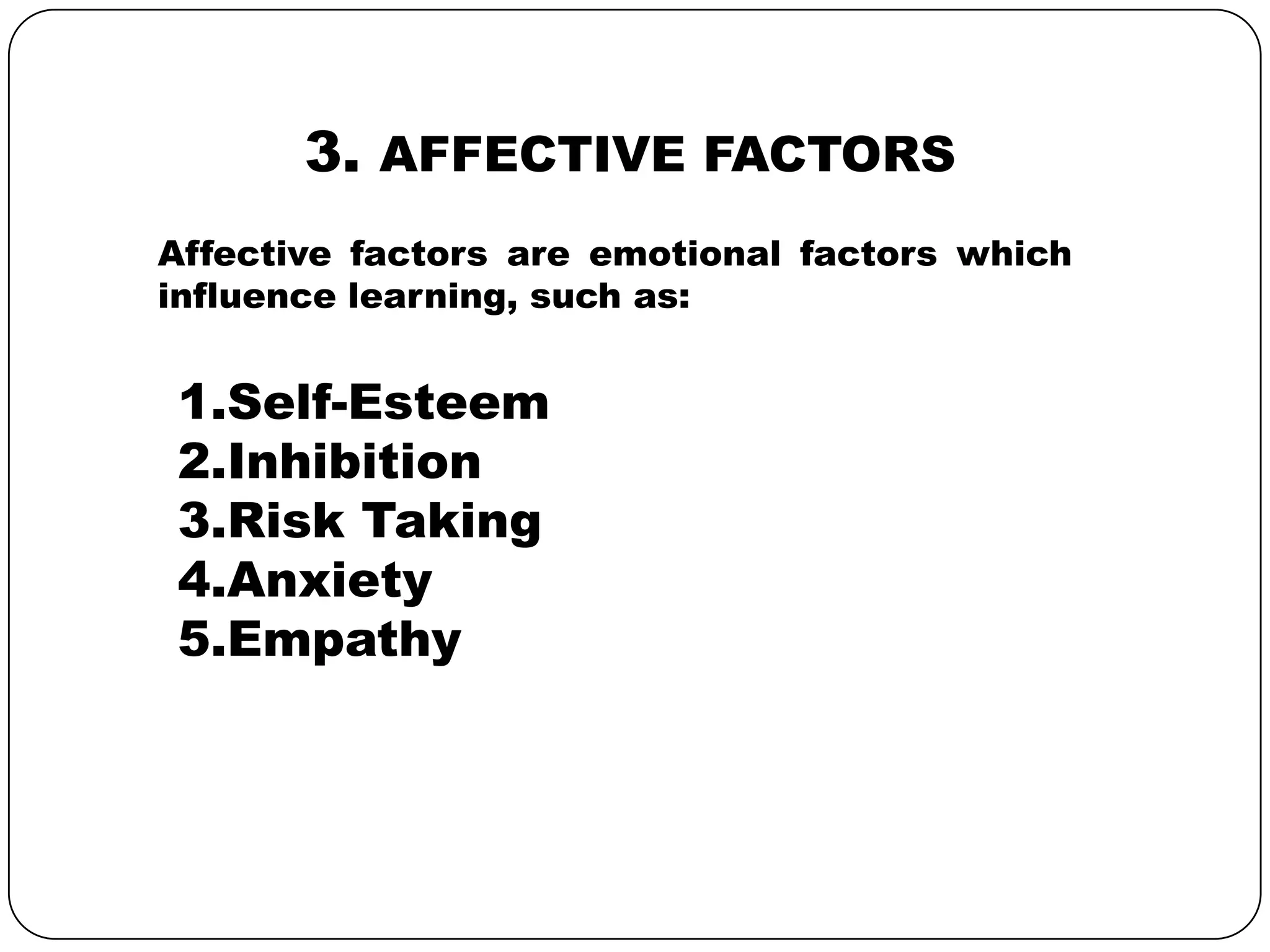 Factors affecting second language acquisition | PPTX