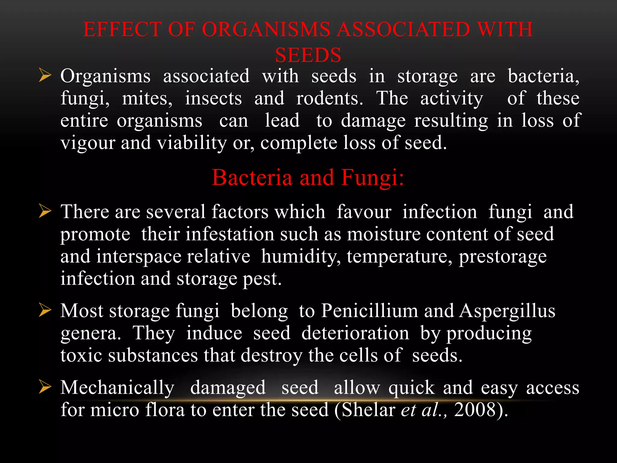 Factors affecting seed vigour | PPTX