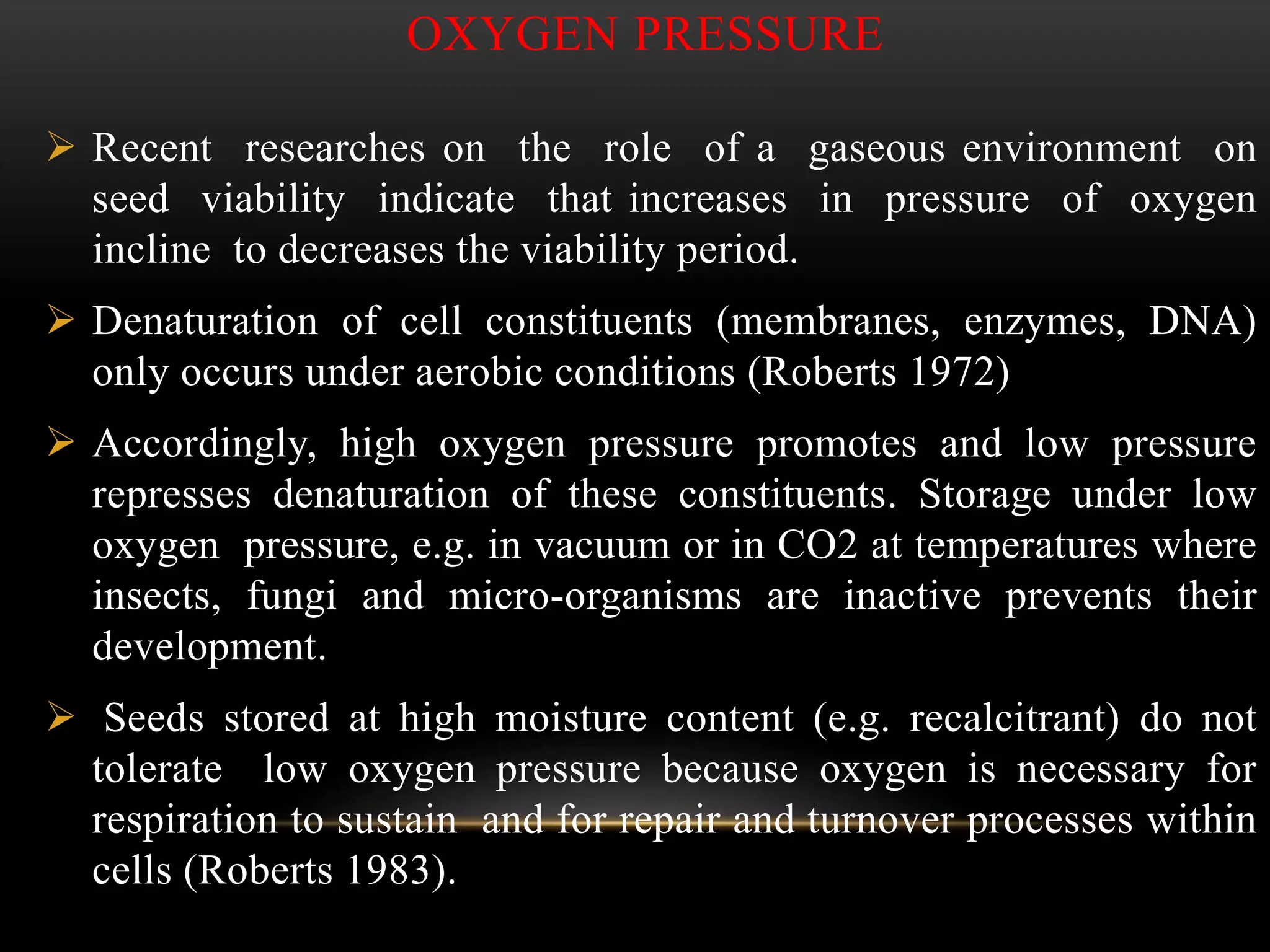 Factors affecting seed vigour | PPTX