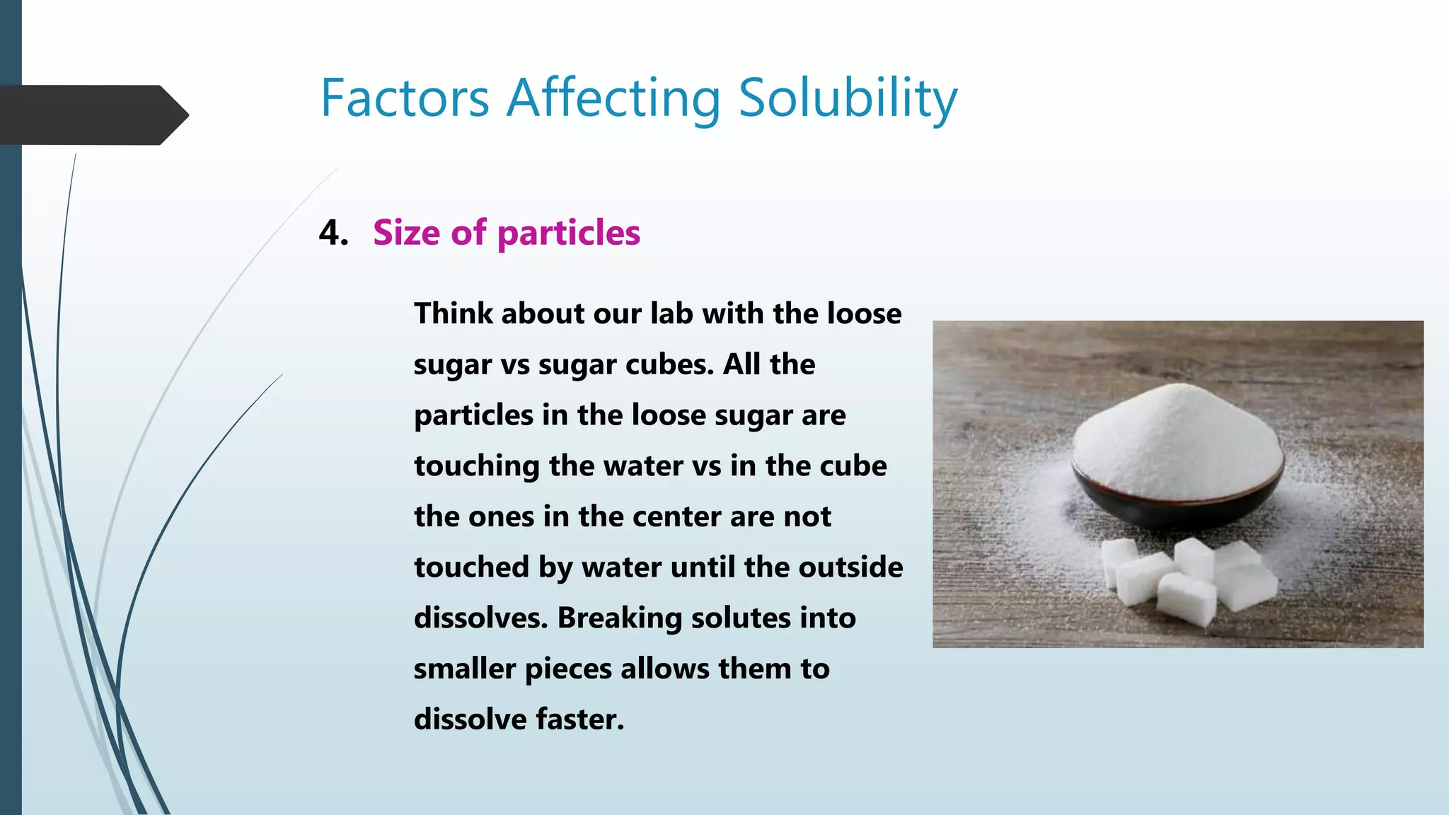 Factors affecting solubility | PPTX