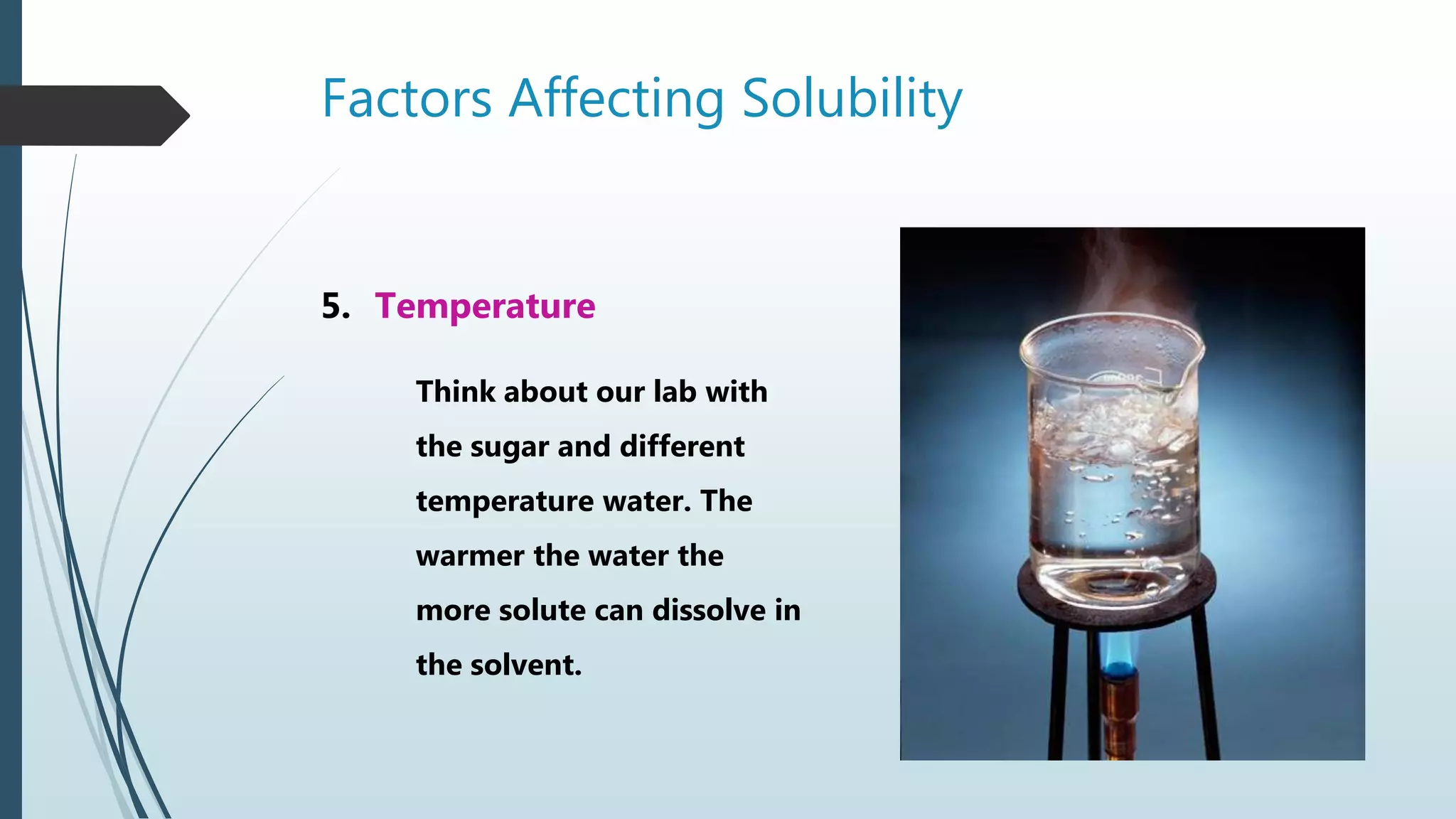 Factors affecting solubility | PPTX