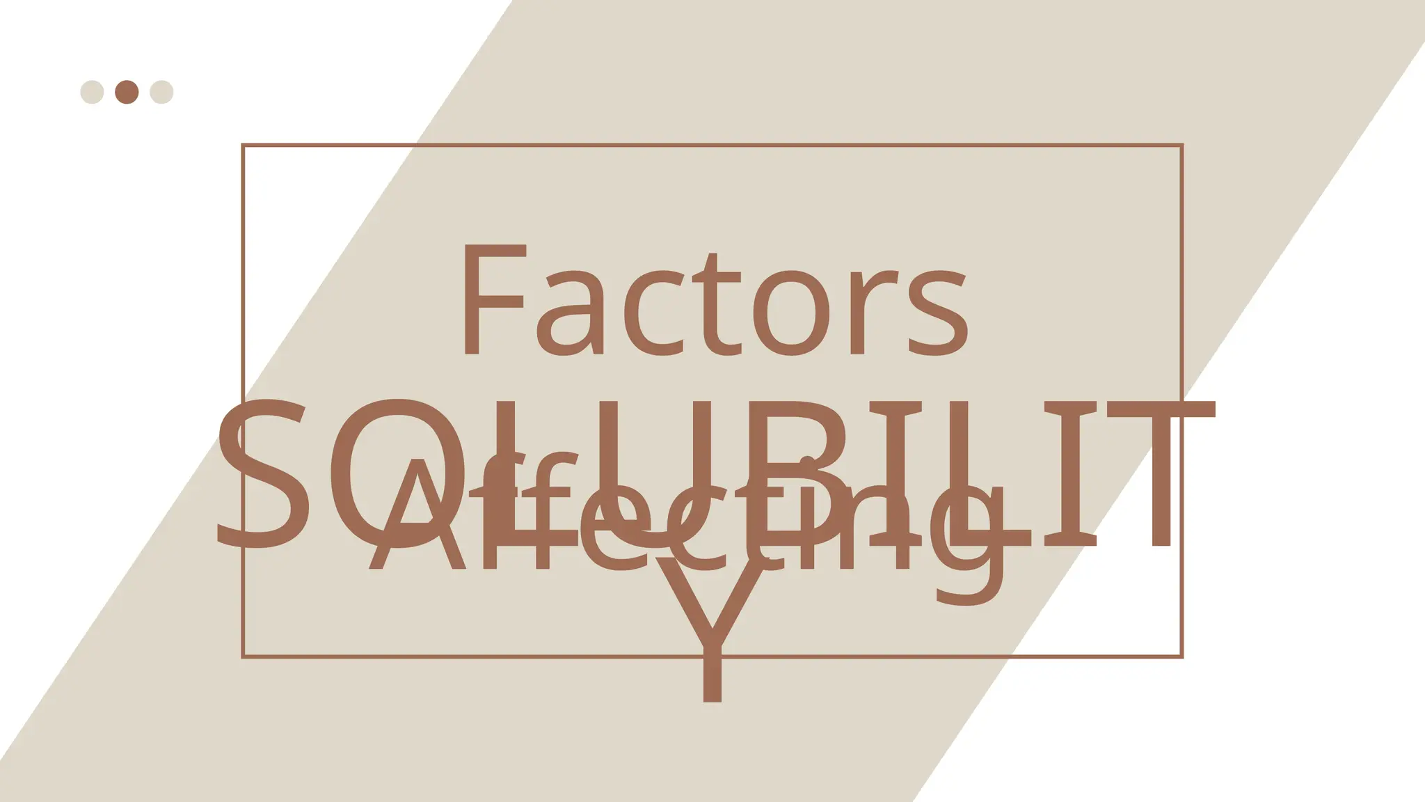 Factors Affecting Solubility Grade 7 presentation | PPTX