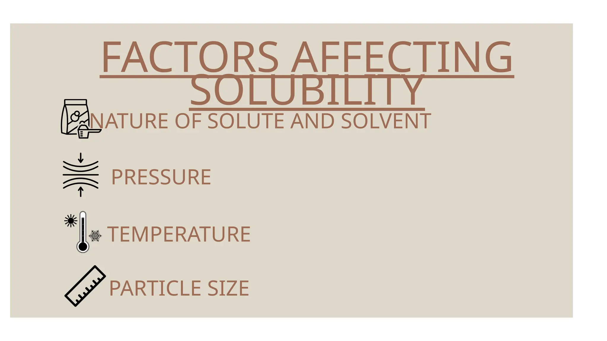 Factors Affecting Solubility Grade 7 presentation | PPTX