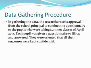 Factors affecting student’s attendance in school.oralpptx | PPTX