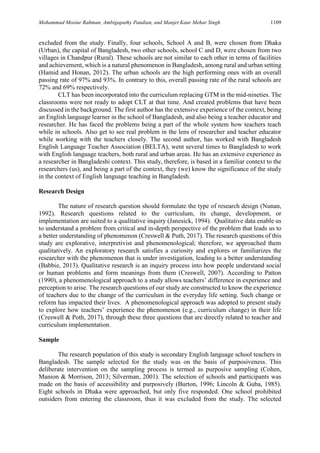 Factors Affecting Teachers’ Implementation of Communicative Language ...
