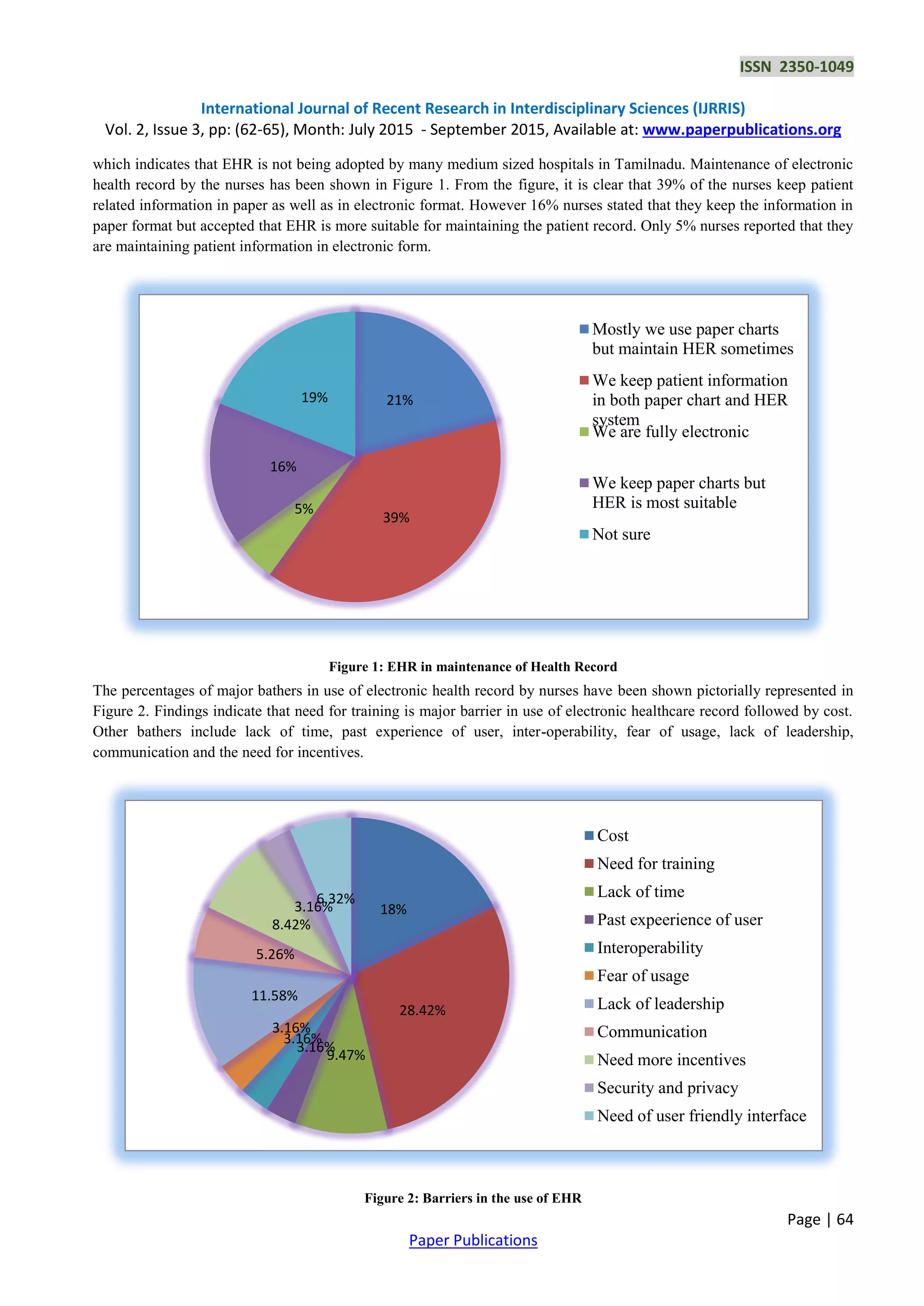 Factors Affecting the Adoption of Electronic Health Records by Nurse | PDF