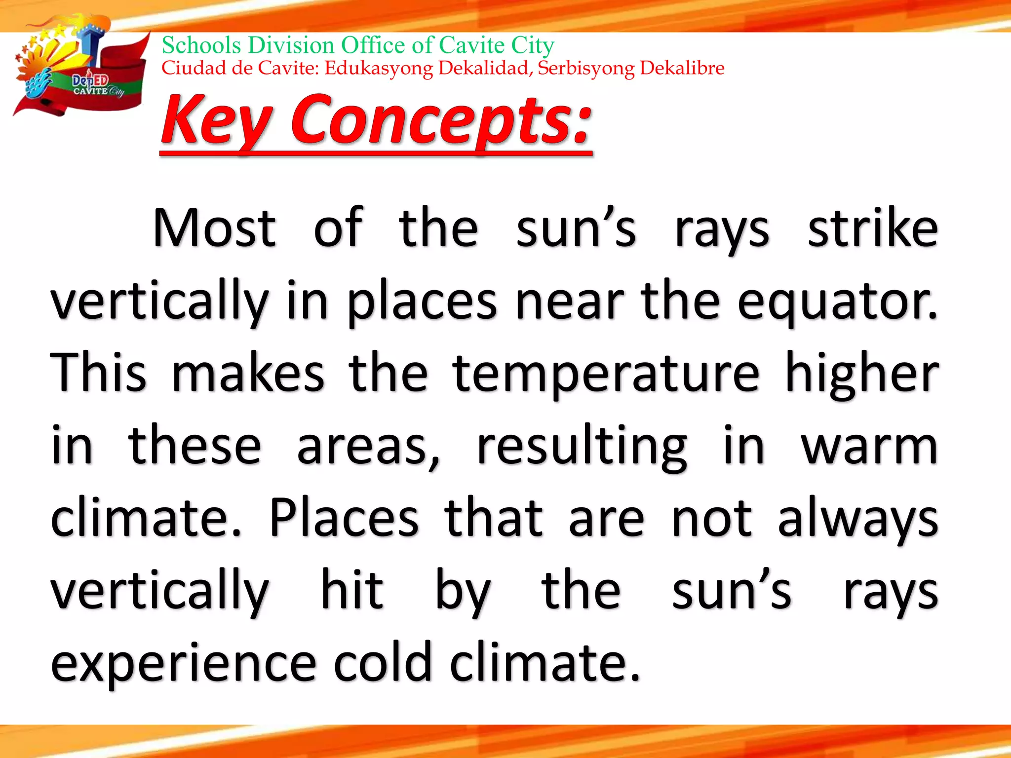 Factors Affecting the Climate (Latitude and Altitude) | PPTX