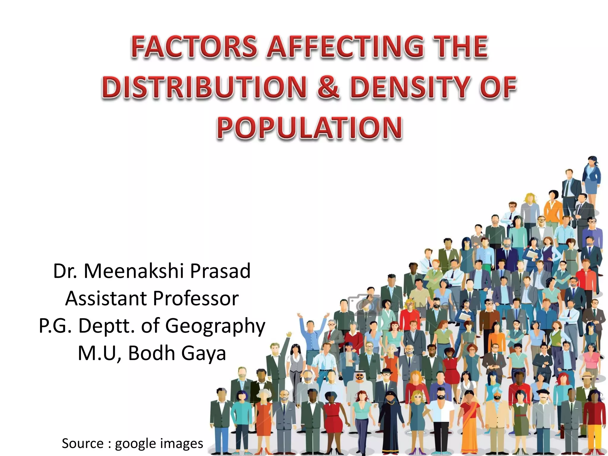 Factors Affecting the Distribution & Density of Population | PDF