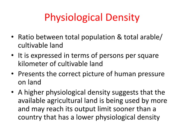 Factors Affecting the Distribution & Density of Population | PDF ...