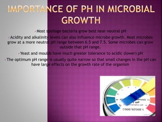 Factors affecting the growth of microbes | PPT