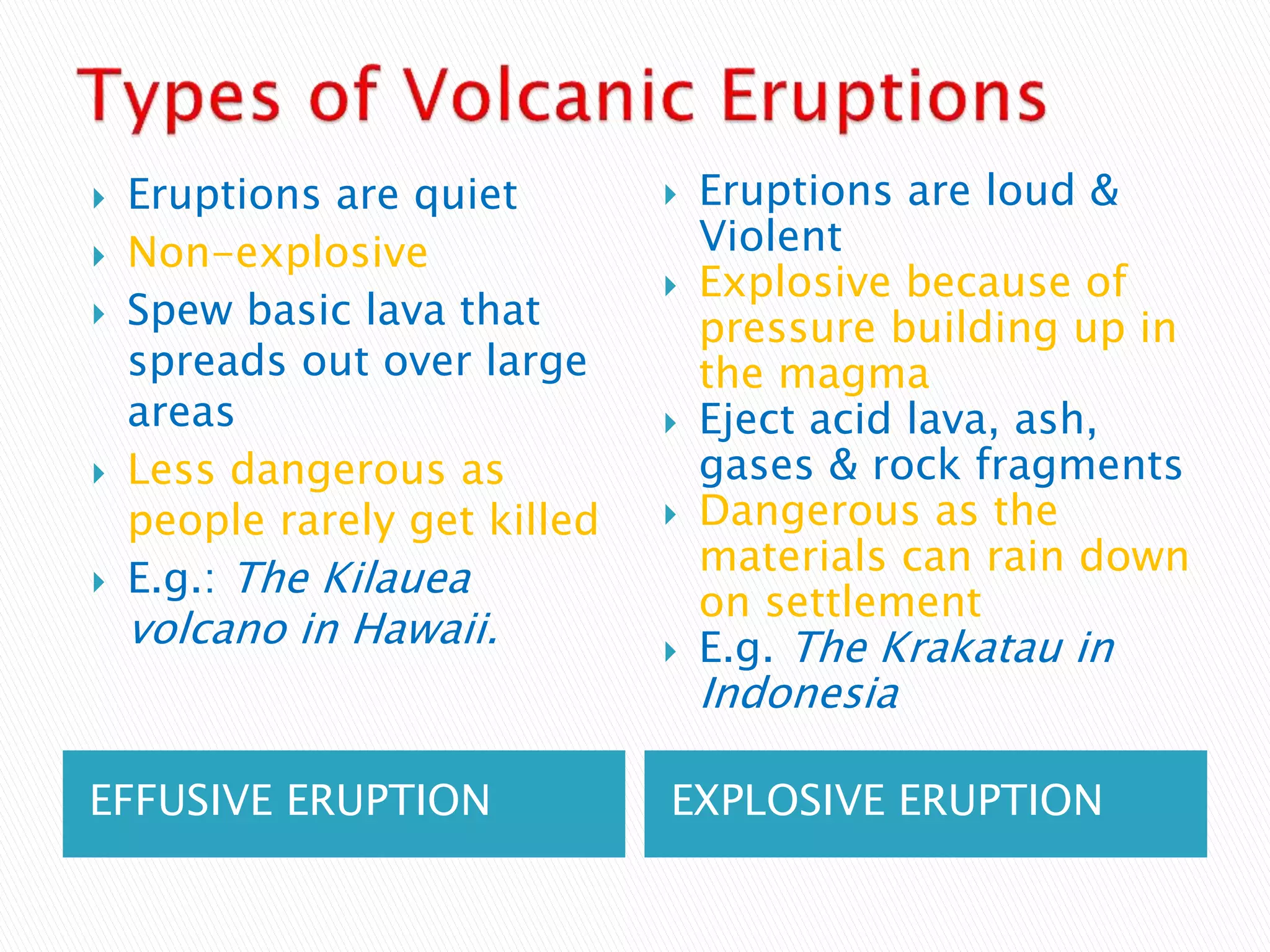 Factors affecting the impact of volcanoes | PPTX