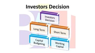 Factors affecting the investors decision making | PPTX