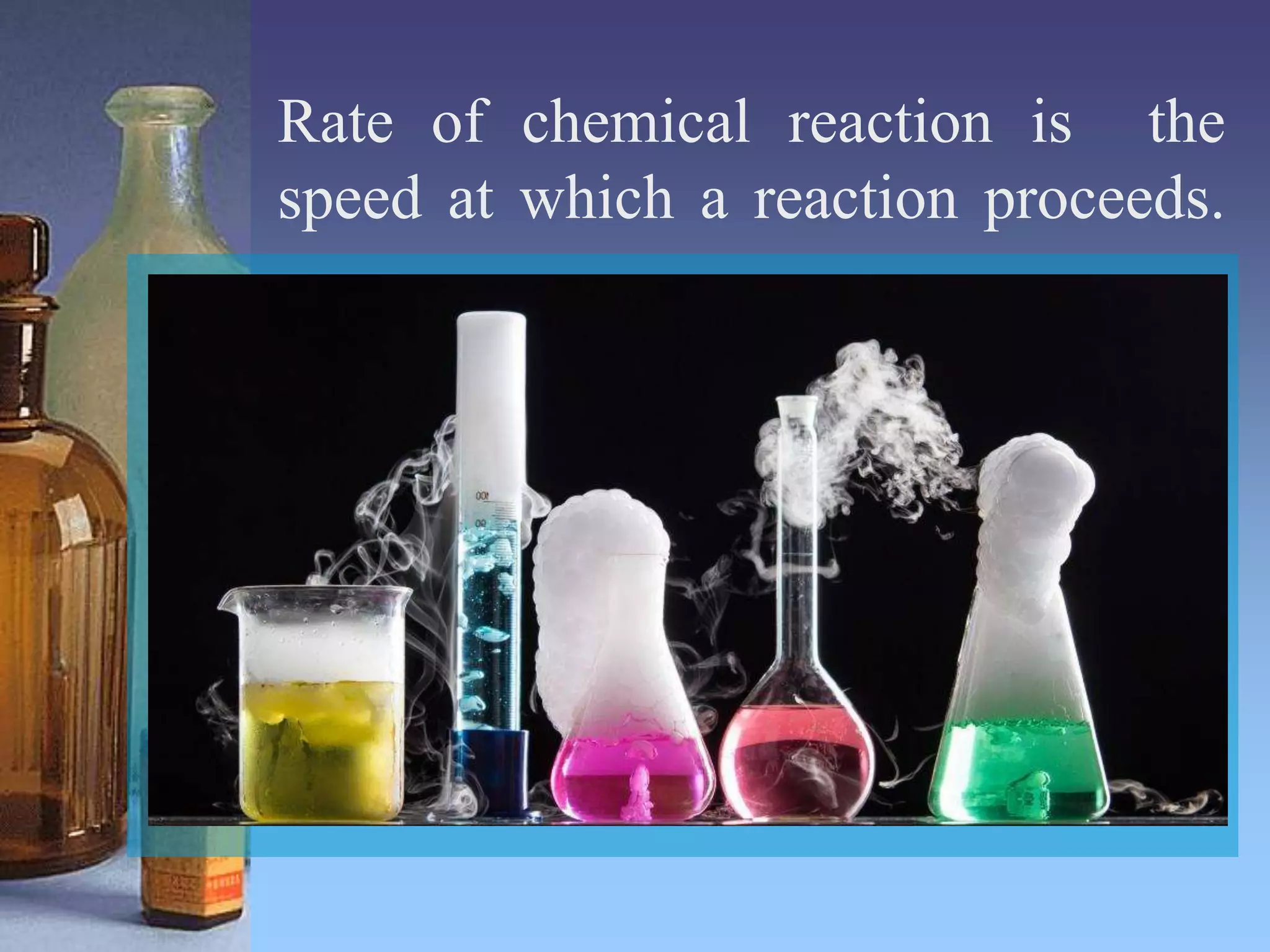 Factors affecting the rate of chemical reaction | PPTX