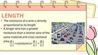 FACTORS AFFECTING THE RESISTANCE OF A UNIFORM WIRE.pptx