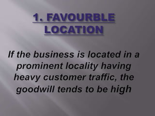 Factors affecting the value of goodwill | PPTX | Business Accounting ...