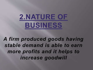Factors affecting the value of goodwill | PPTX