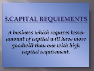 Factors affecting the value of goodwill | PPTX