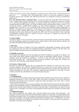 Factors affecting validity of arterial blood gases results among ...