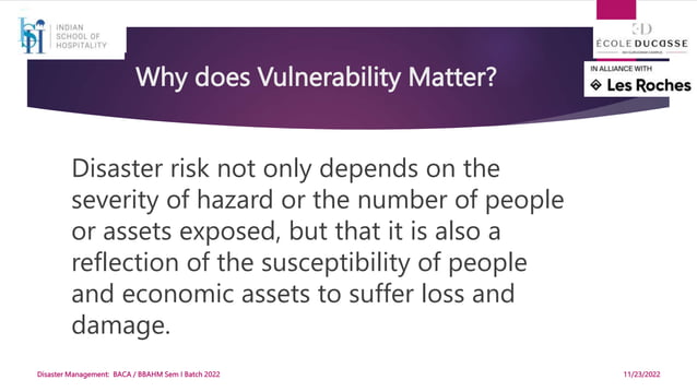 Factors affecting Vulnerability - DM.pptx | Environment | Science