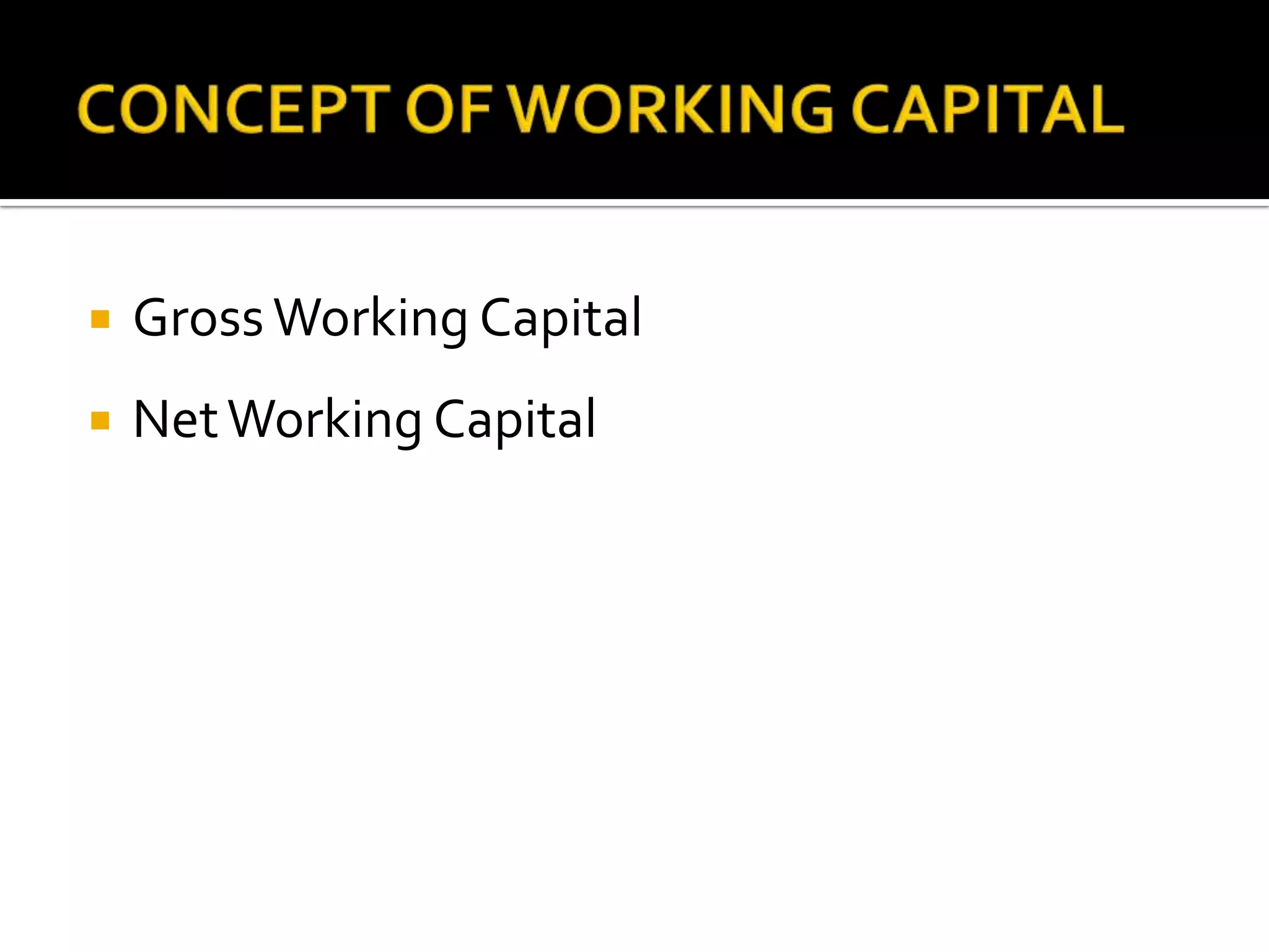 Factors affecting working capital | PPTX