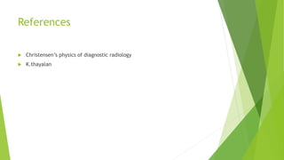 Factors affecting x-ray beam quality and quantity | PPTX
