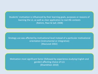 5 Factors that Affect Language Learning Strategies | PPT