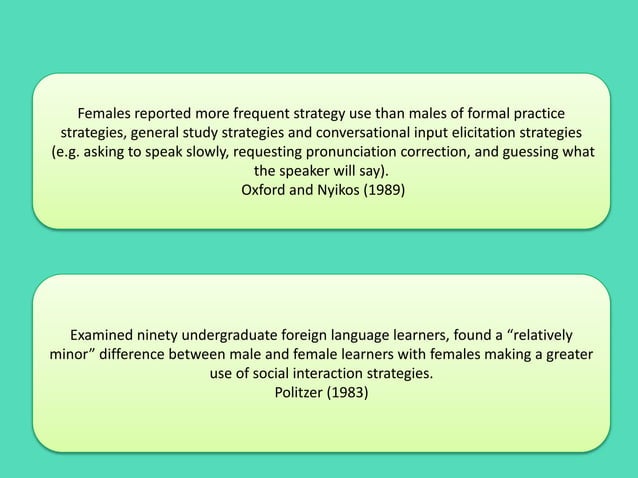 5 Factors that Affect Language Learning Strategies | PPT