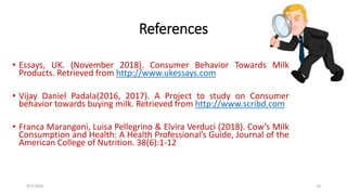 Factors affect on consumer behavior of fresh milk consumption case ...