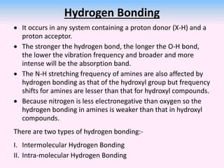 Factors and applications of IR Spectroscopy | PPTX