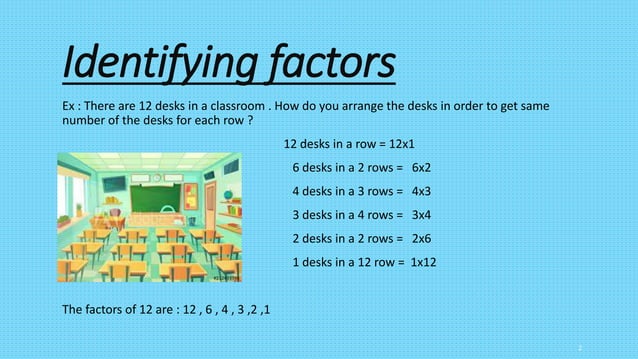 Factors and multiples | PPTX