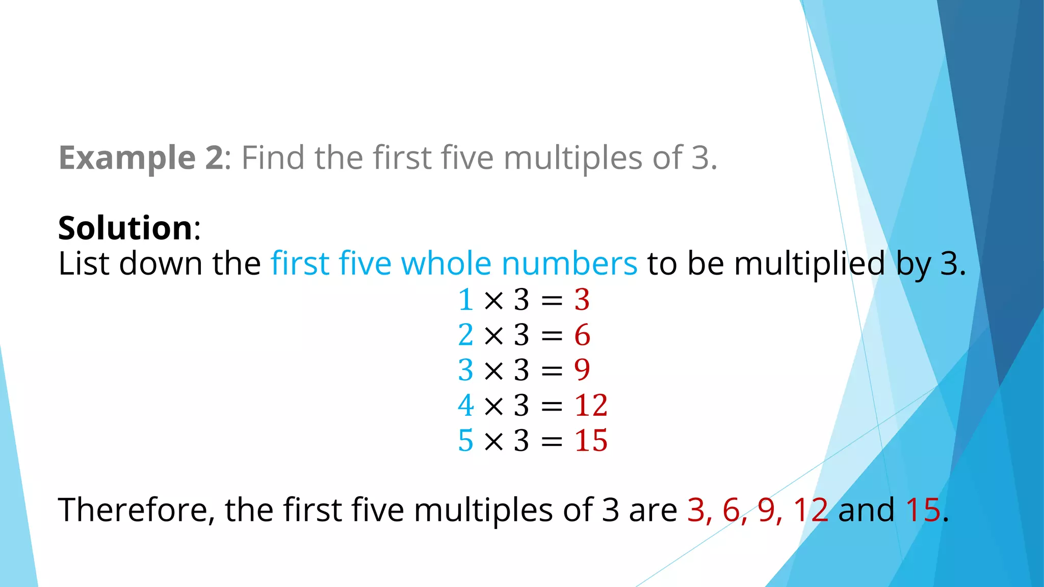 Factors and multiples grade 4 | PPTX