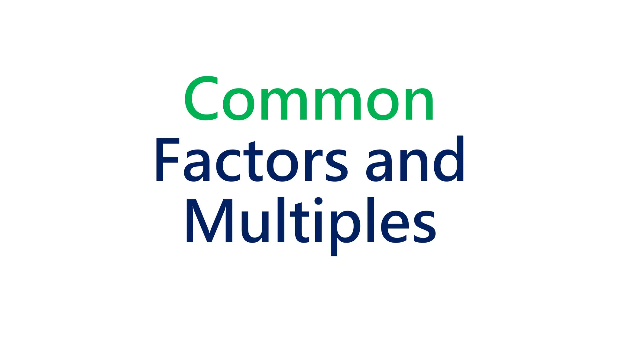 Factors and Multiples P6.pptx Discussion, steps and short exercises | PPTX