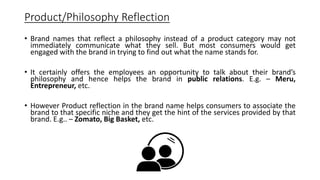 Factors behind choosing a Brand Name | PPT